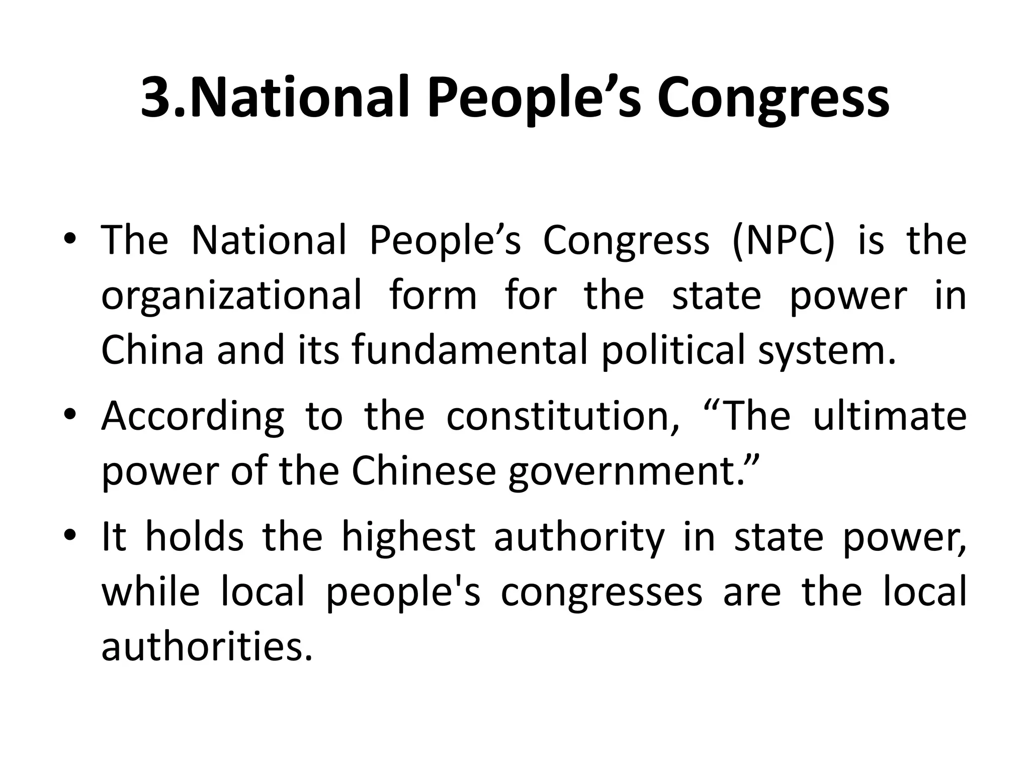 Understanding china's political system | PPTX