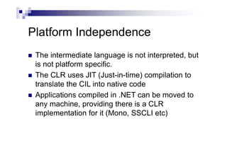 Understanding the Common Intermediate Language (CIL) | PDF | Programming Languages | Computing