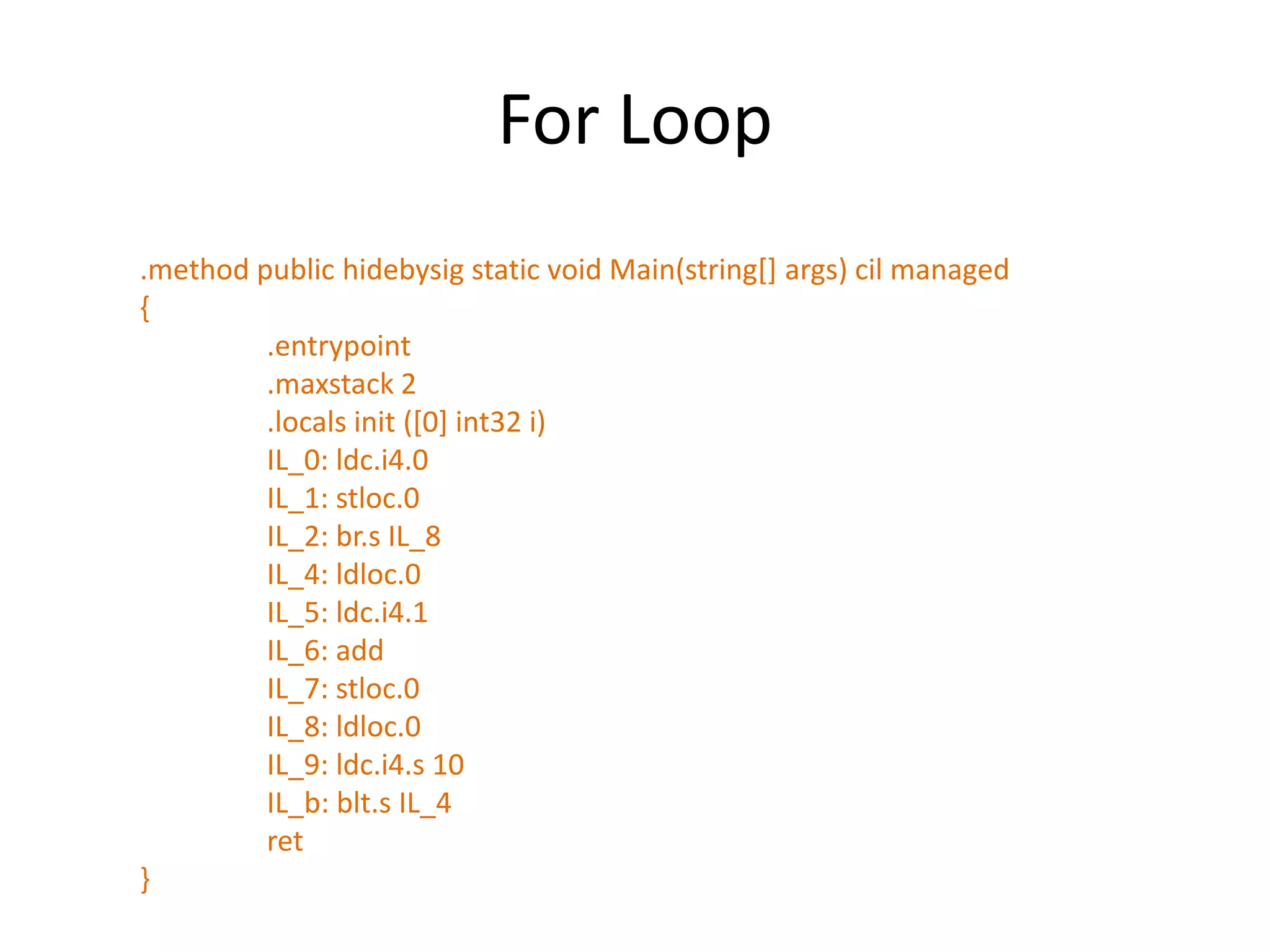 Understanding cil & dynamic assemblies | PPTX