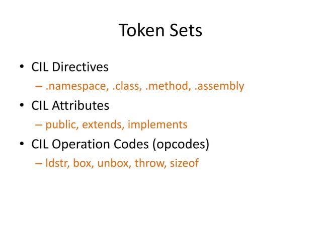 Understanding cil & dynamic assemblies | PPTX