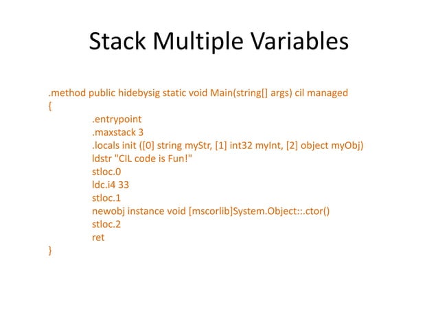 Understanding cil & dynamic assemblies | PPTX