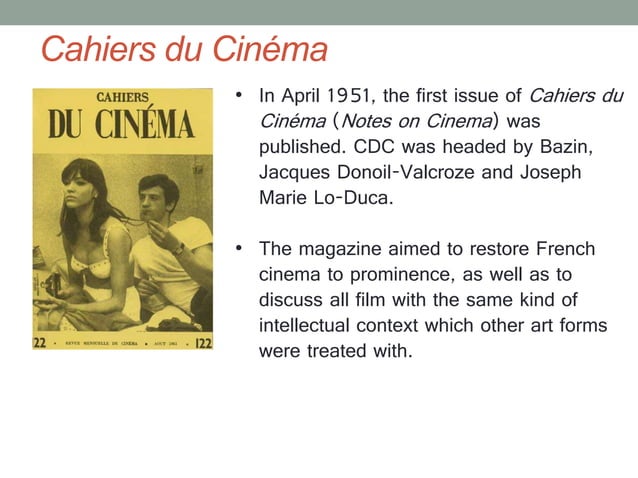 Understanding cinema:french new wave,italian neorealism and indian ...