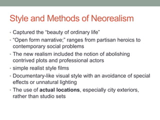 Understanding cinema:french new wave,italian neorealism and indian ...