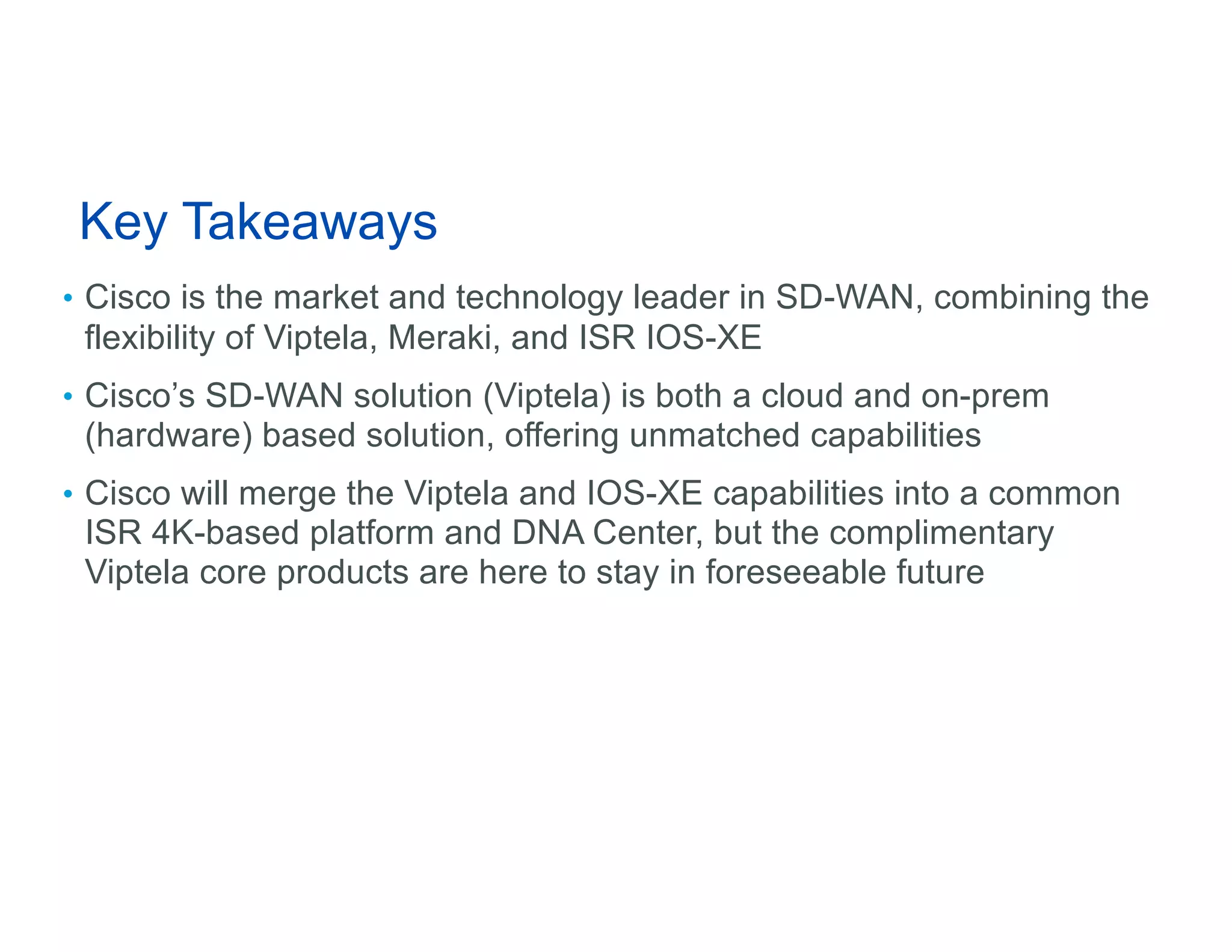 Understanding Cisco’s Next Generation SD-WAN Solution with Viptela | PDF
