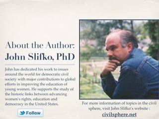 Understanding Civil Society presentation by John Slifko, PhD | PDF