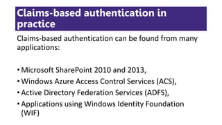 Understanding Claim based Authentication | PDF