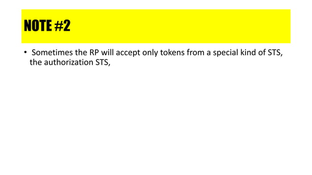 Understanding Claim Based Authentication Ppt