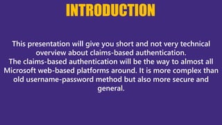 Understanding Claim based Authentication | PDF