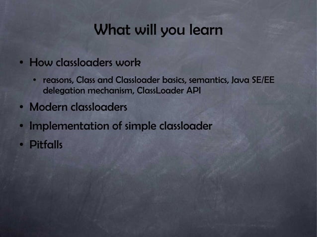 Understanding ClassLoaders | PPT