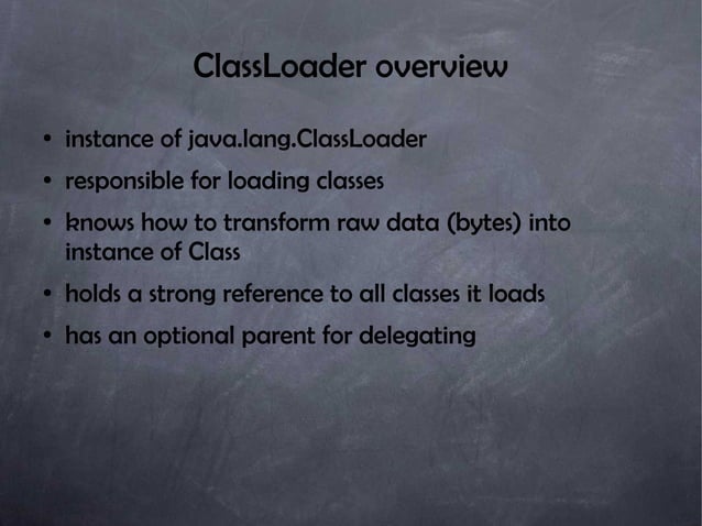 Understanding ClassLoaders | PPT