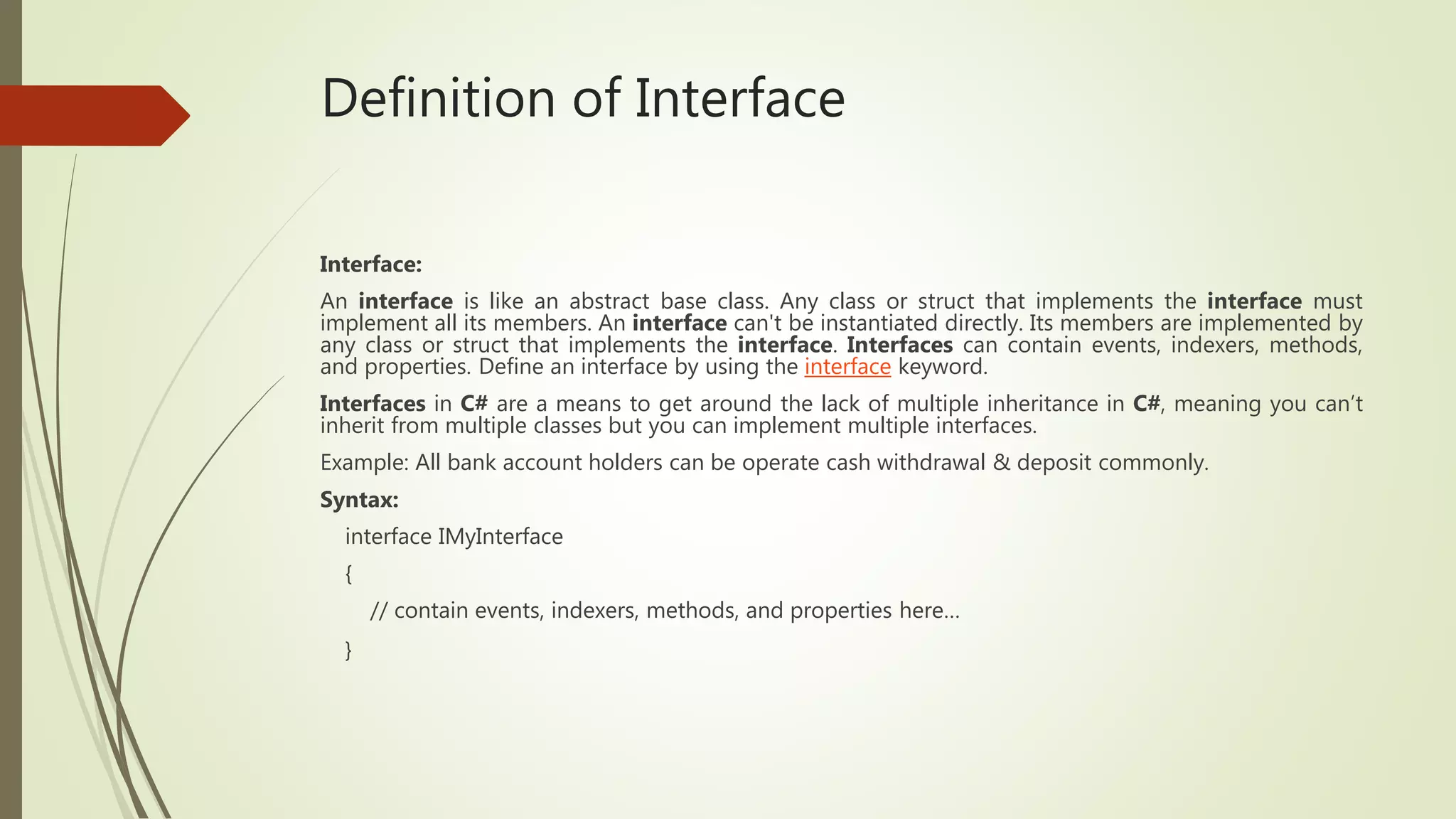 Understanding Class Object And Interface Ppt