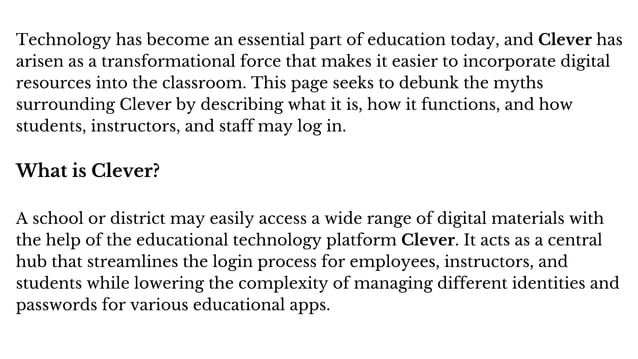 Understanding Clever and its Seamless Login Process.pdf