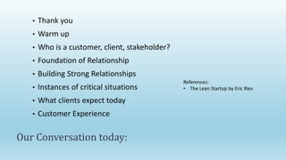 Understanding client perspective in it industry | PPT