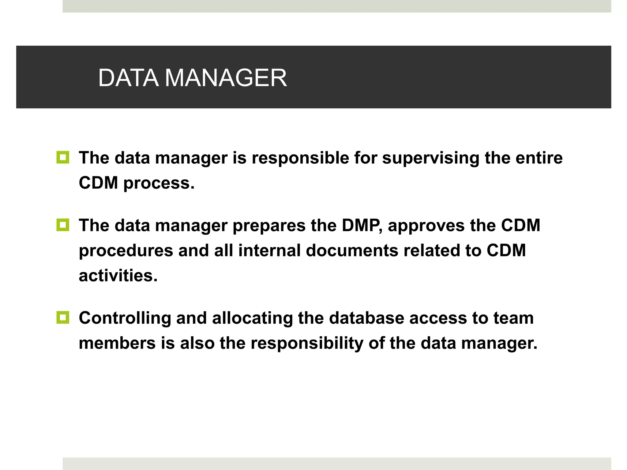 Understanding clinical data management | PPTX