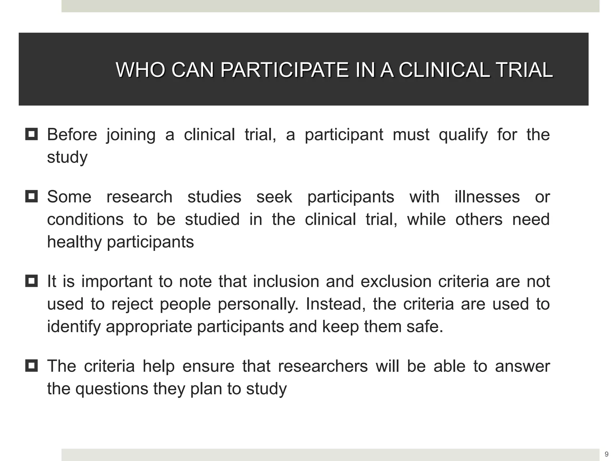 Understanding clinical research | PPTX