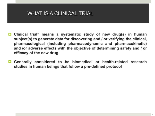 Understanding clinical research | PPTX