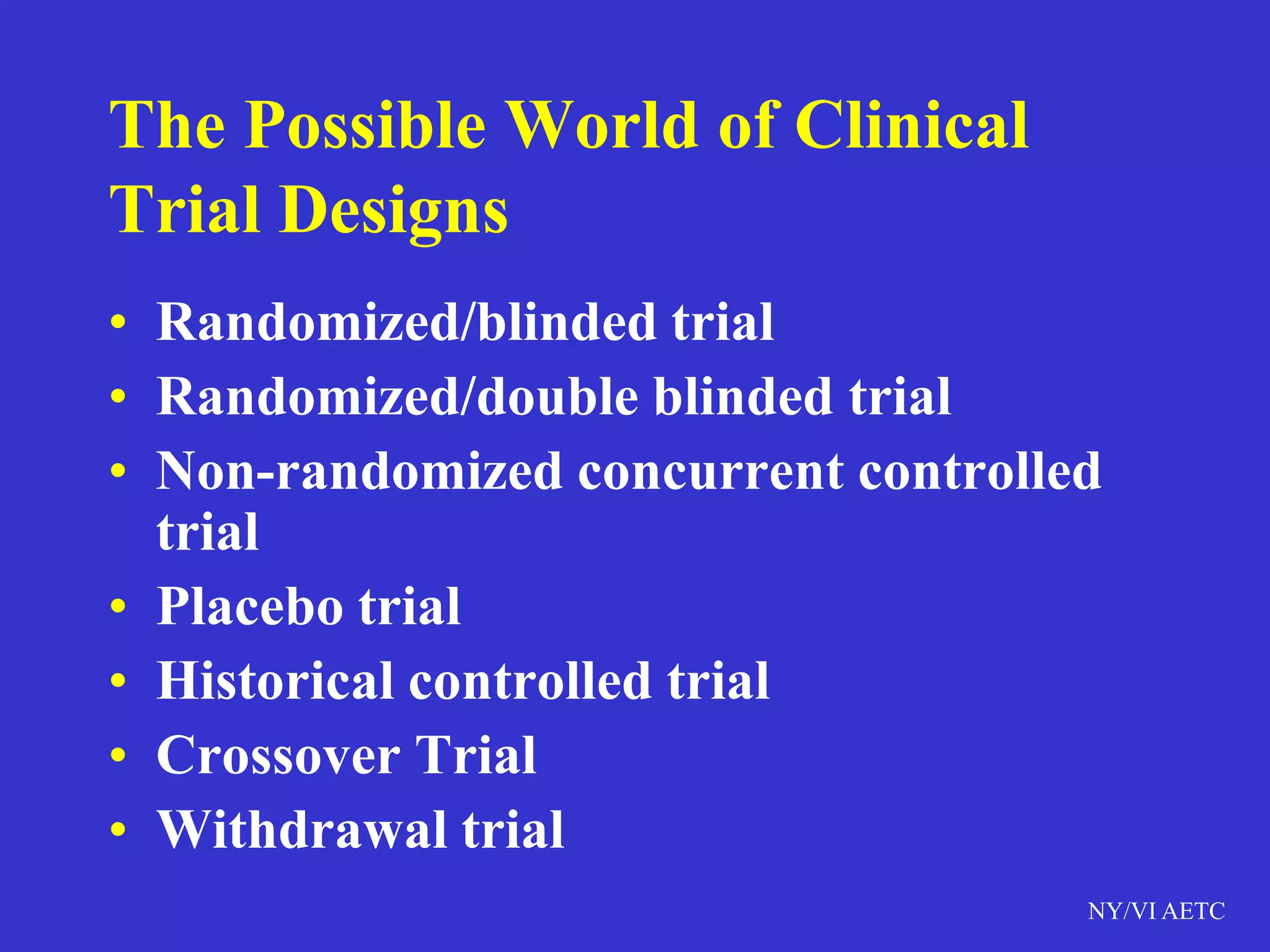 Understanding clinical trials | PPTX