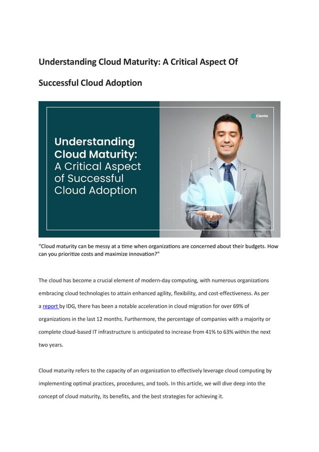 Understanding Cloud Maturity.pdf
