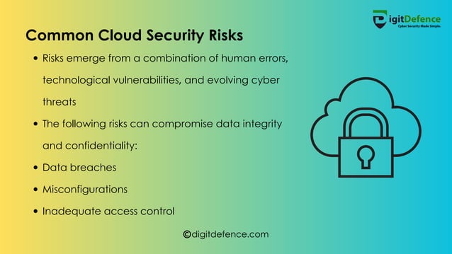 Understanding Cloud Security Risks to Protect Your Data. | PDF