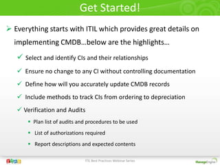 Understanding ITIL CMDB | PPTX