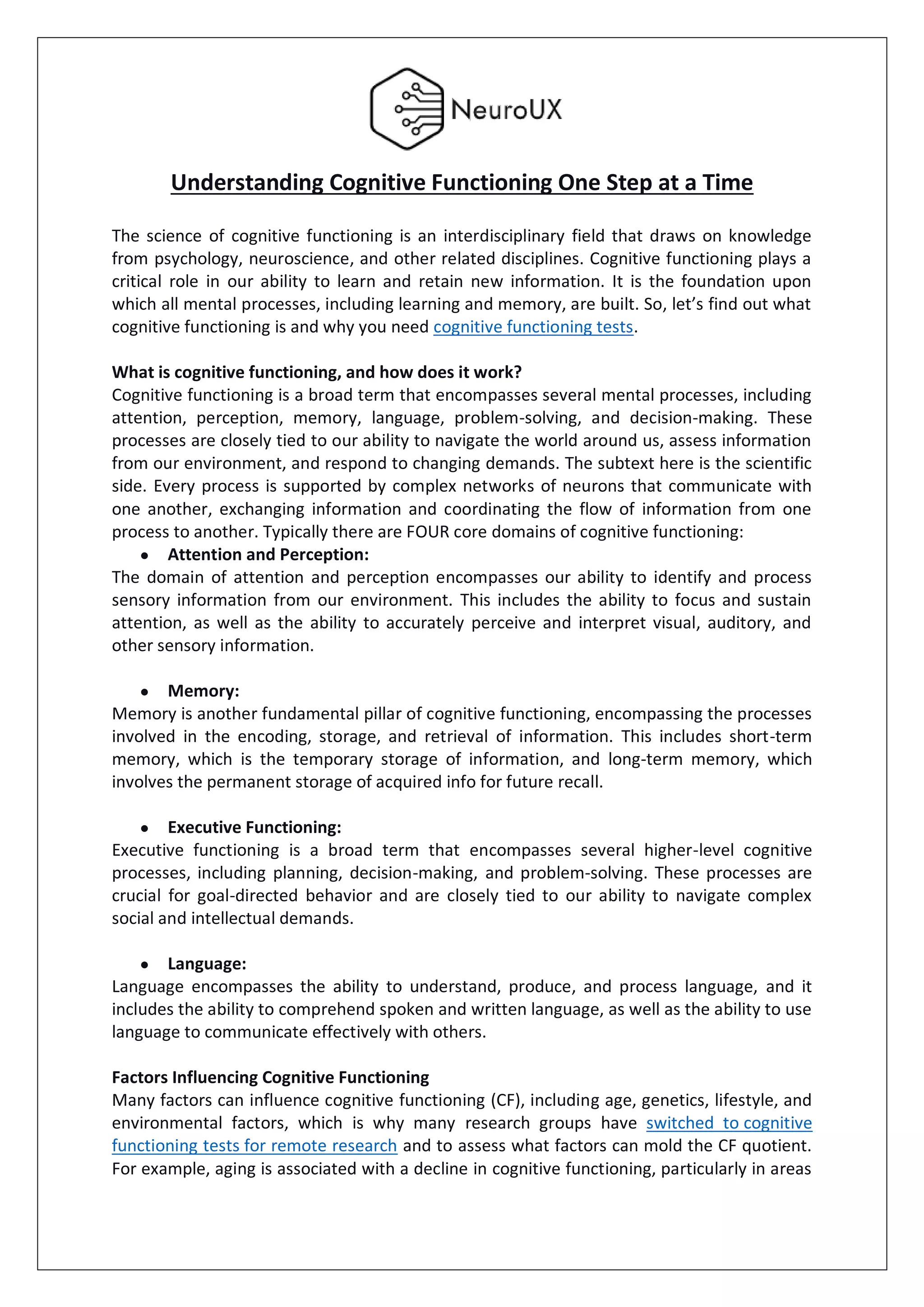 Understanding Cognitive Functioning One Step at a Time NeuroUX.pdf