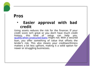 Understanding collateral in Secured loans.pptx