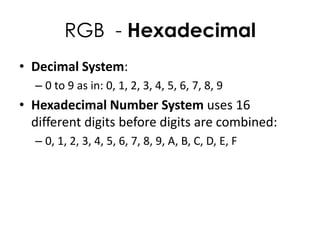 Understanding Color#1 | PPTX | Web Development | Internet