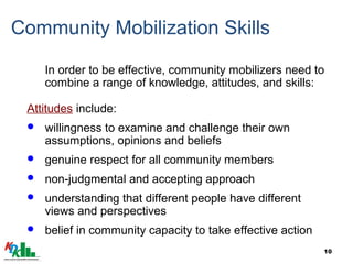 Understanding community mobilization | PPT