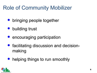 Understanding community mobilization | PPT