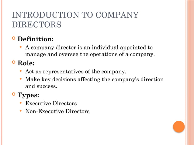 Understanding Company Directors ppt.pptx