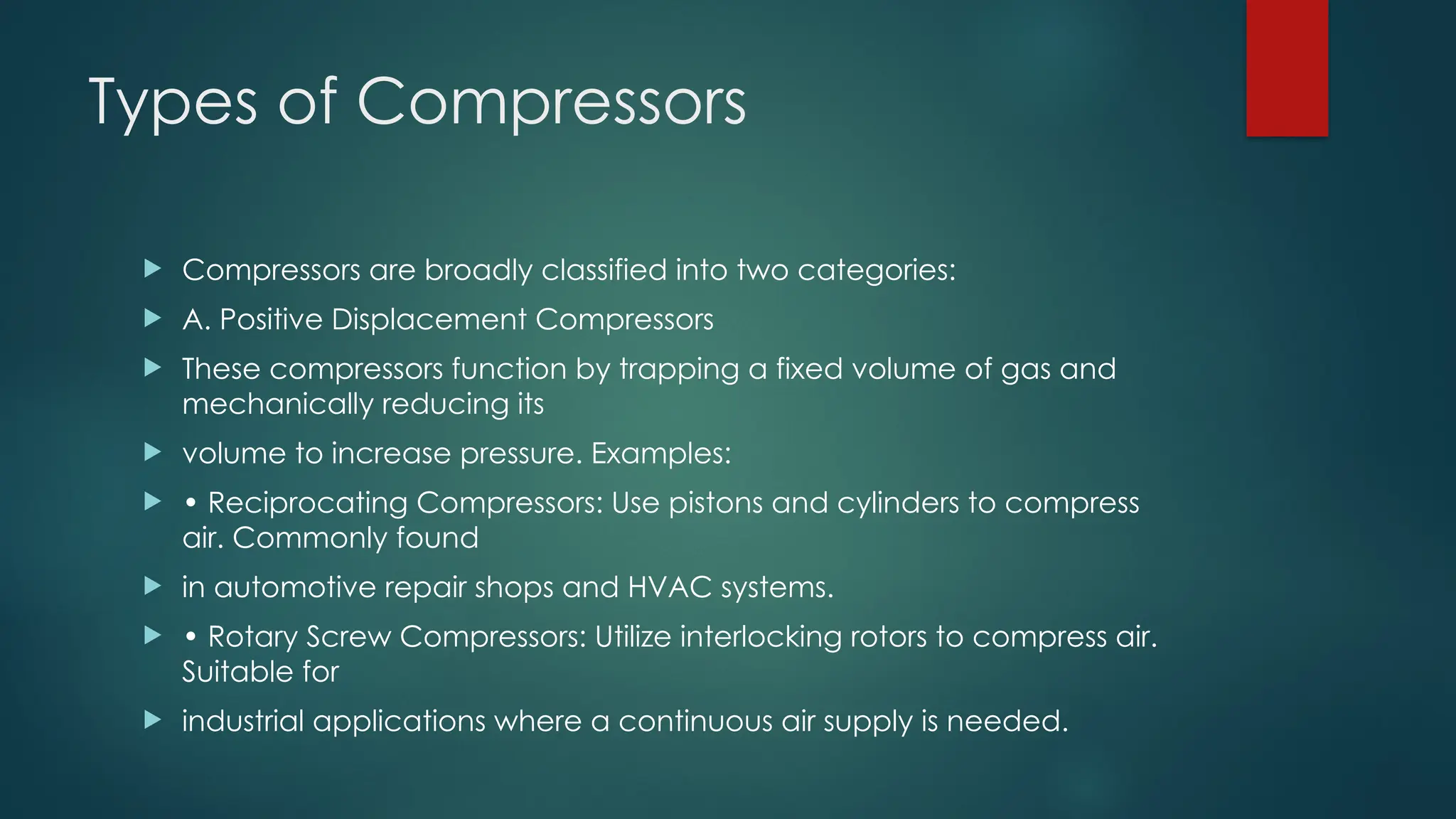 Understanding Compressors: Principles and Applications | PPT