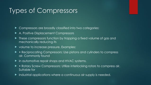 Understanding Compressors: Principles and Applications | PPT