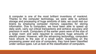 UNDERSTANDING COMPUTER.pptx | Desktops | Computing