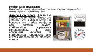 UNDERSTANDING COMPUTER.pptx | Desktops | Computing