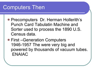 Understanding computers ch 1 | PPT