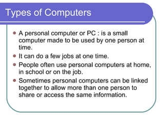 Understanding computers ch 1 | PPT