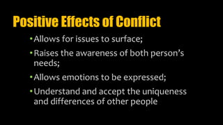 Understanding conflict | PPTX
