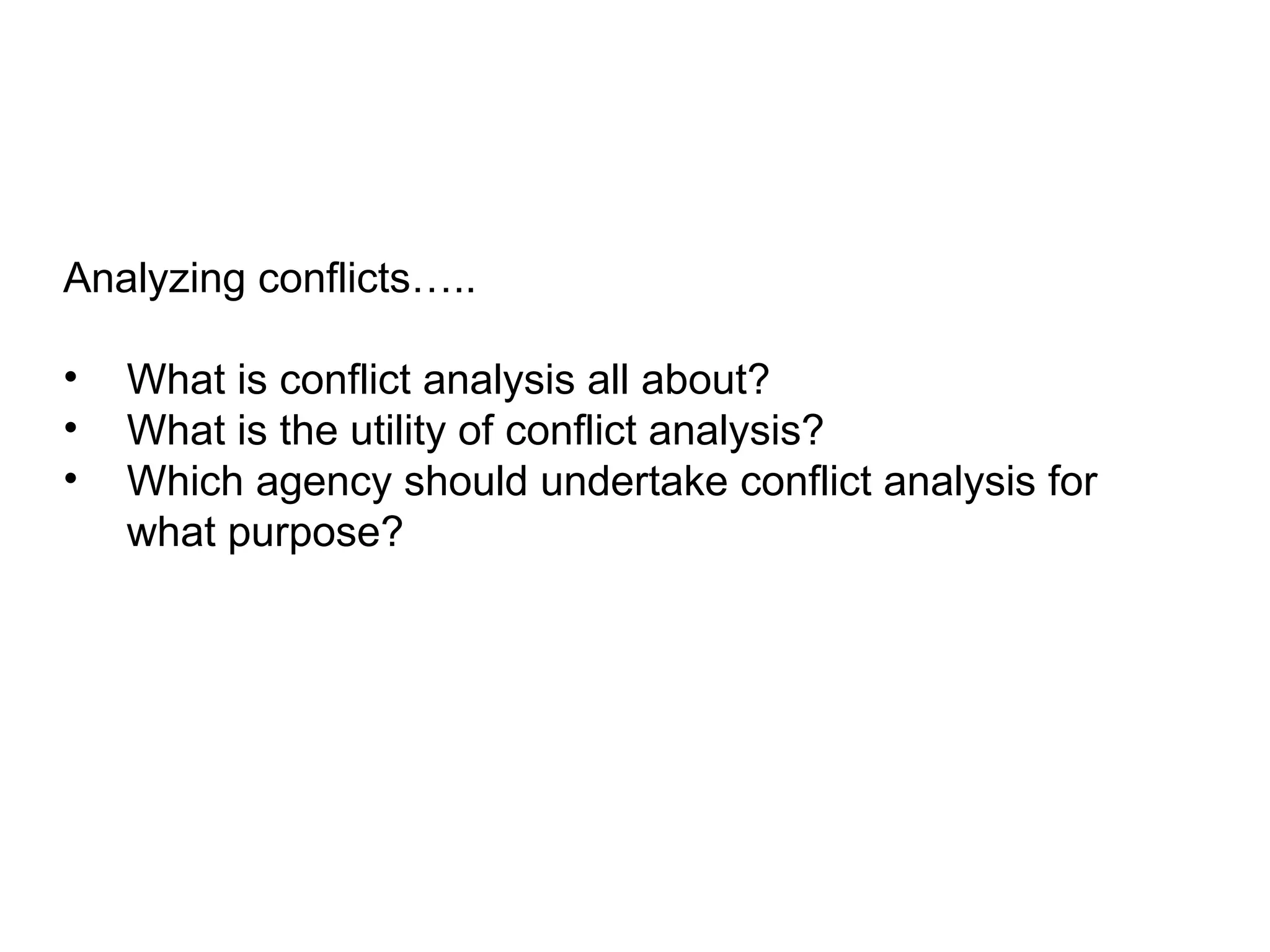 understanding conflicts.ppt conflict informat | PPT