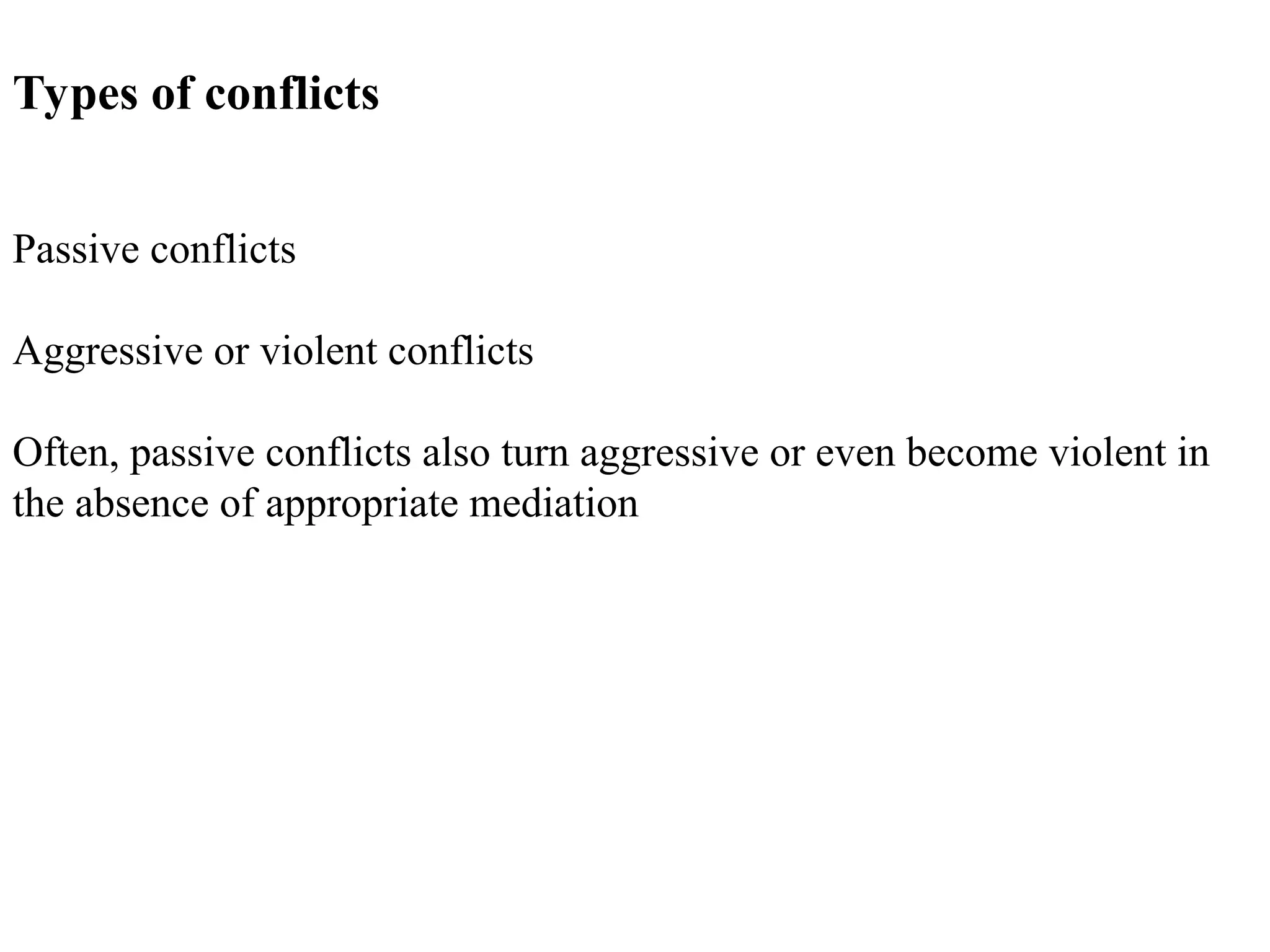 understanding conflicts.ppt conflict informat | PPT