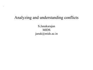understanding conflicts.ppt conflict informat | PPT