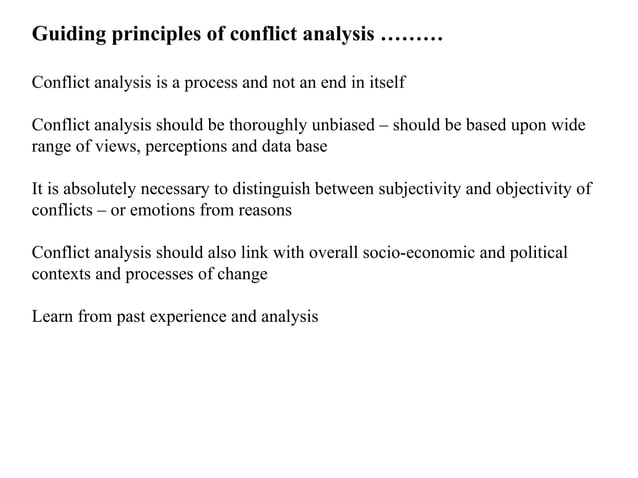 understanding conflicts.ppt conflict informat | PPT
