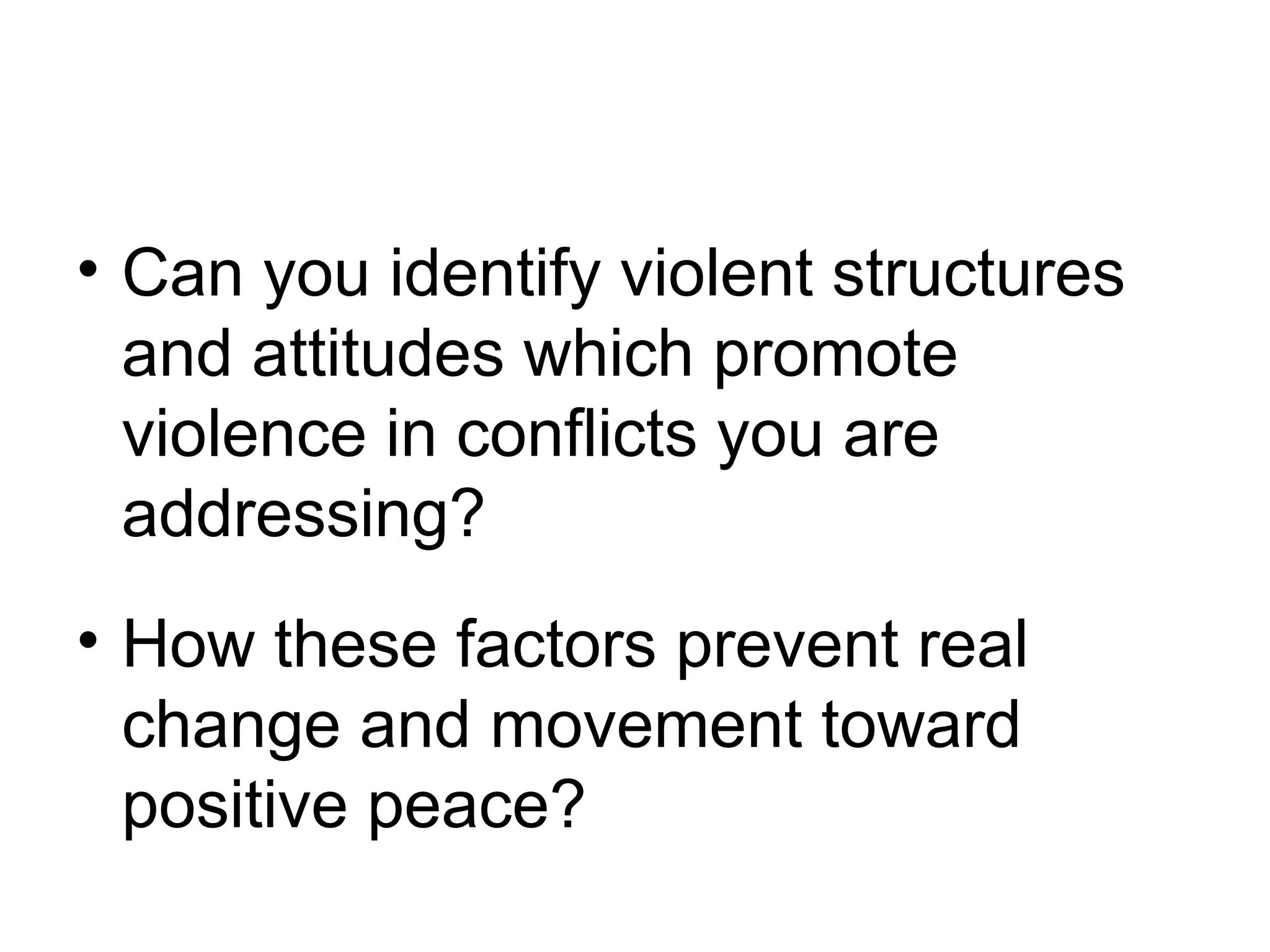 Understanding Conflicts & Violence ppt by | PPT