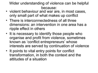 Understanding Conflicts & Violence ppt by | PPT