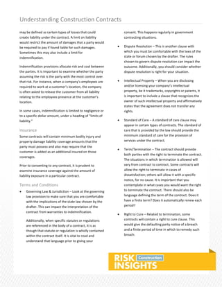 Understanding Construction Contracts Pdf