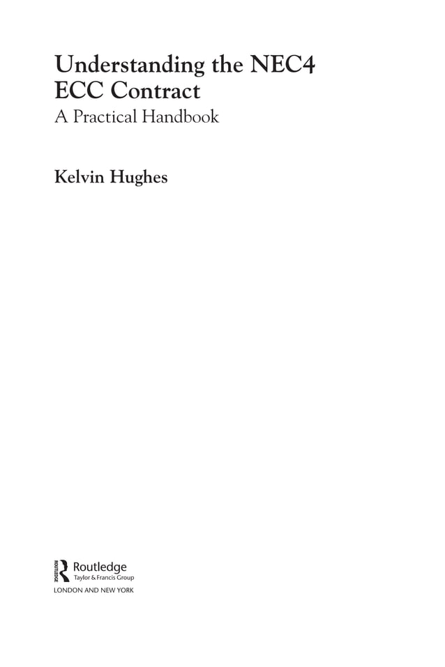 (Understanding construction) Hughes, Kelvin - Understanding the NEC4 ...