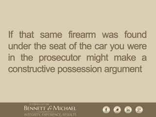 Understanding Constructive Possession In a Tennessee Criminal Offense | PDF