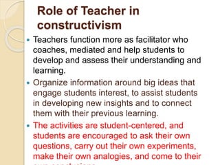 Understanding constructivism | PPTX | Primary Education | Education