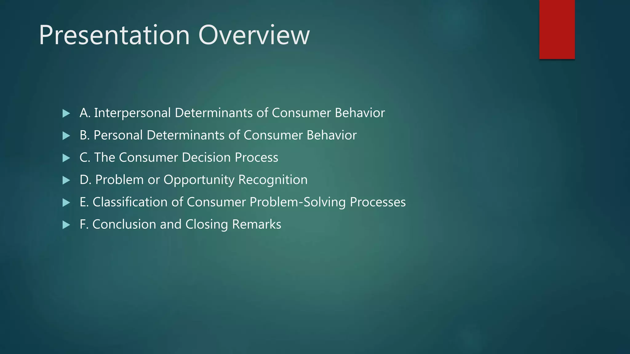 Understanding Consumer Behavior | PPTX