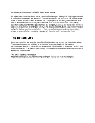 Understanding Contingent Liability and Real Life Examples.pdf
