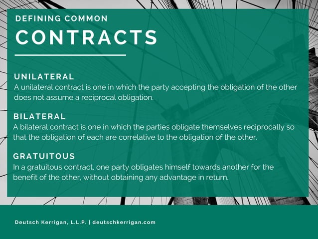 Understanding Contracts Types | PPT